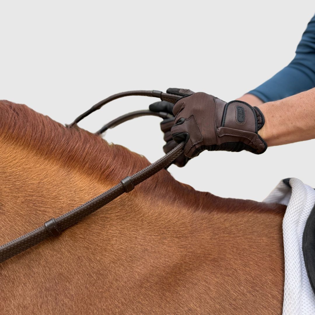 Super Grip Reins -Heavy Rubber Rein for Ultimate Grip- Hand Stops 5 ...