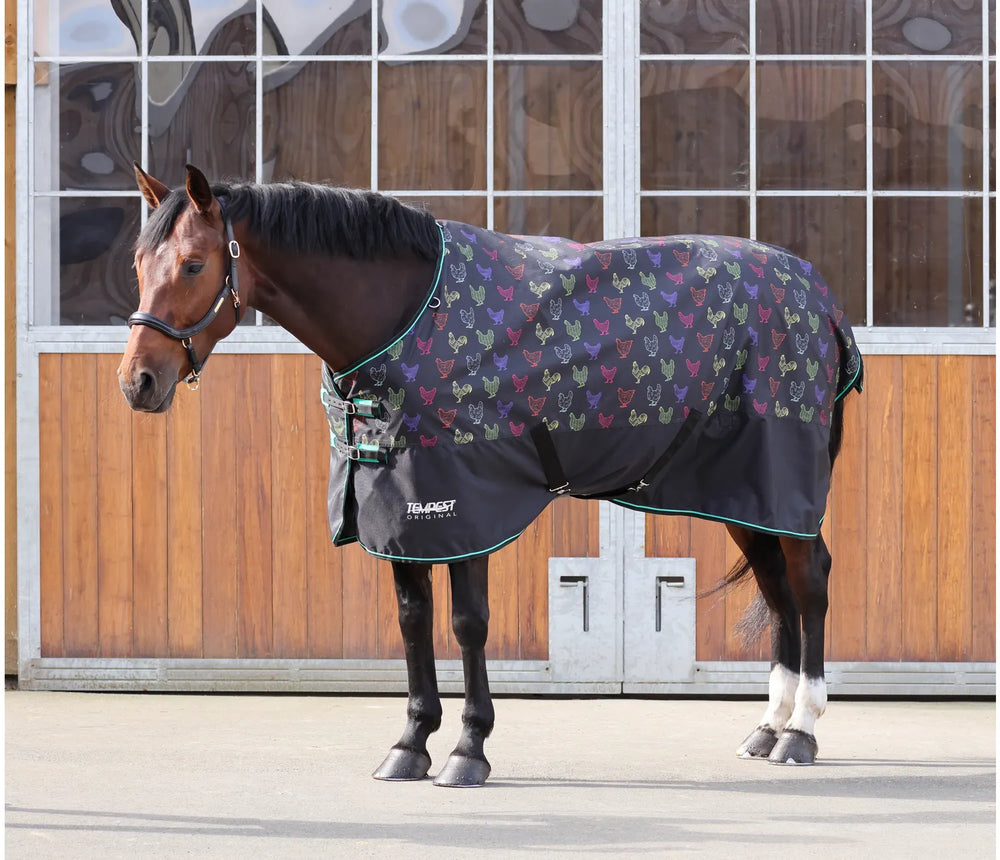 Tempest Waterproof Turnout Sheet - Seasonal Patterns | Equine Exchange ...