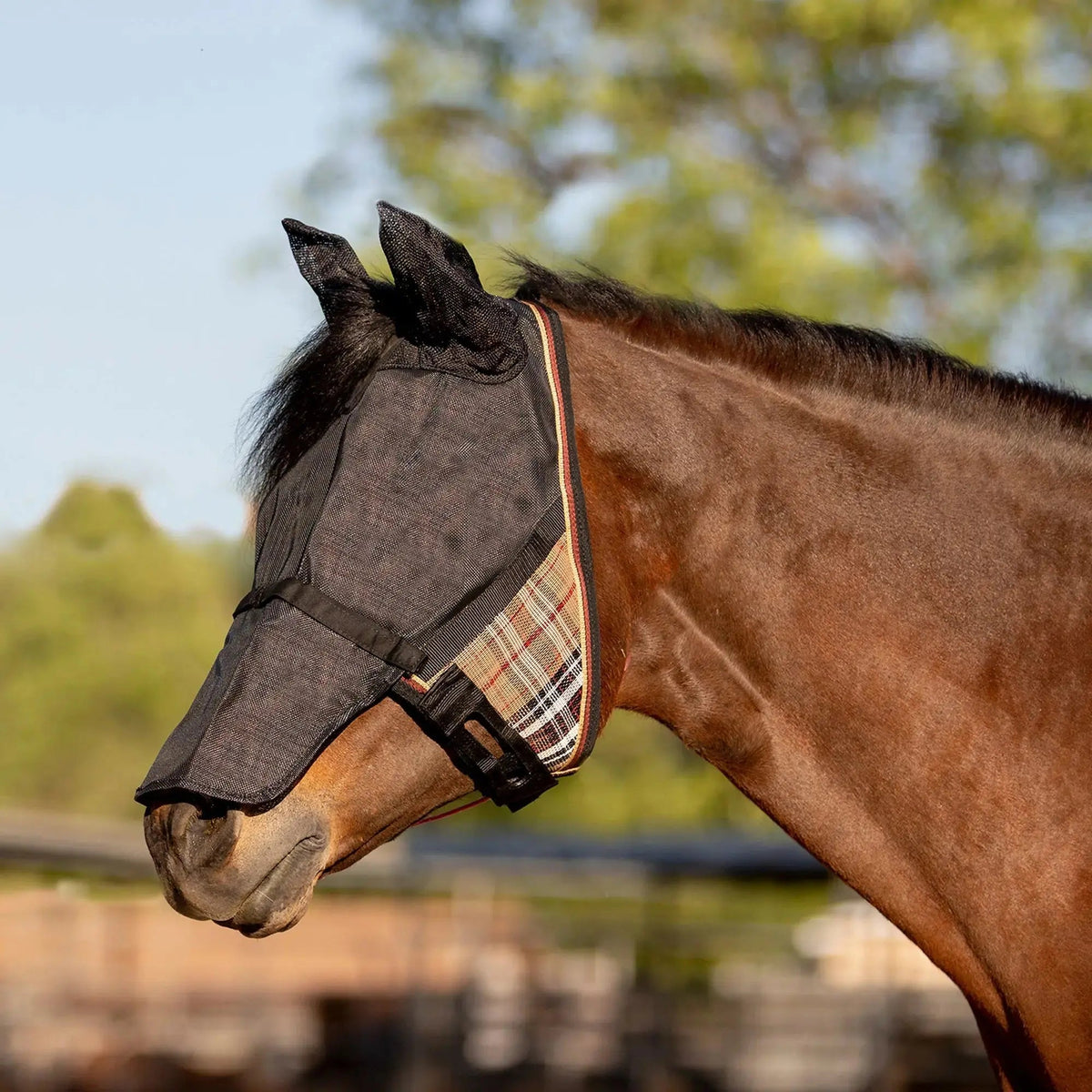 UViator CatchMask - Soft Mesh Ears with Forelock Opening and Removable