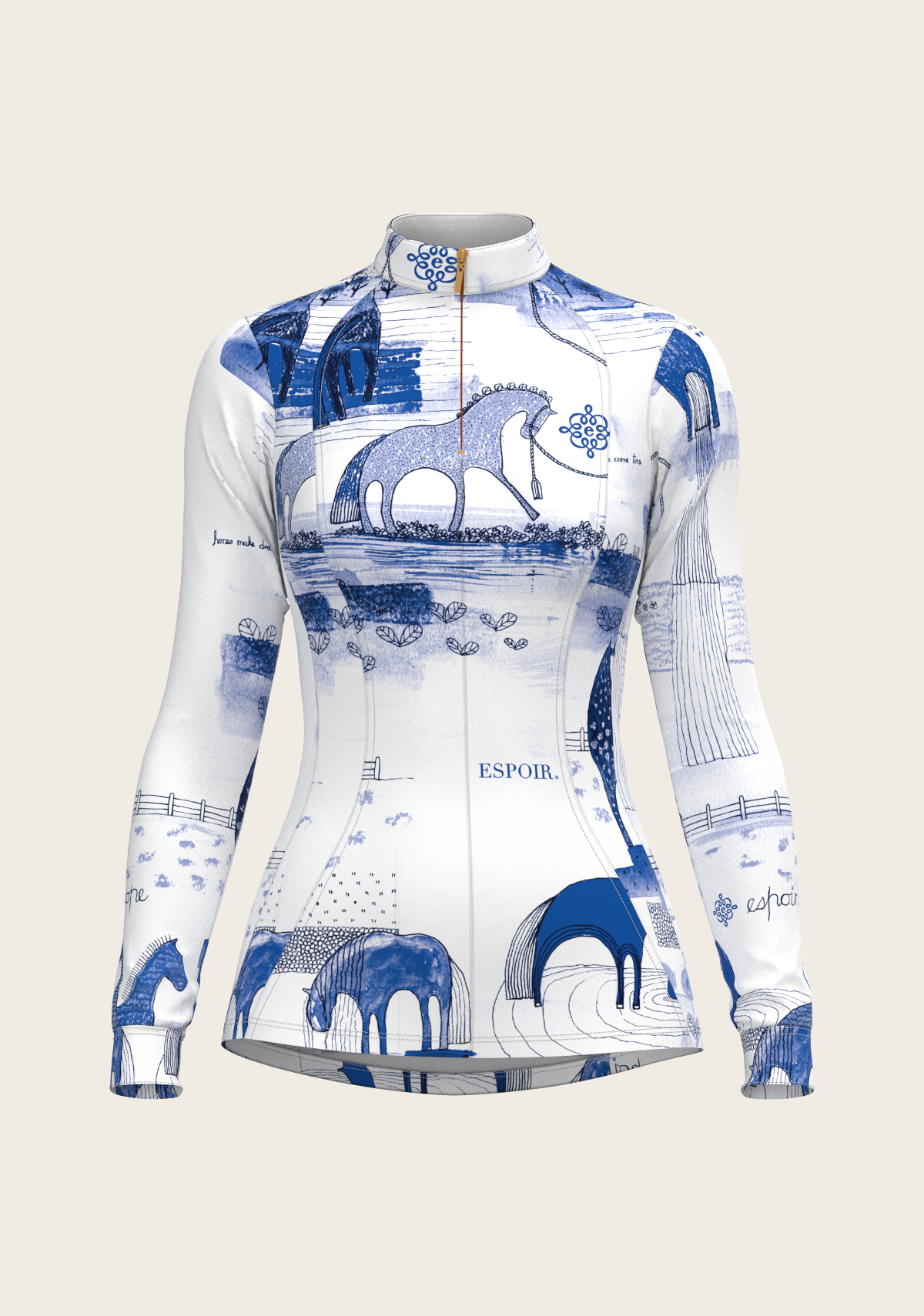 Daydreaming Horses Quarter Zip Sun Shirt | Equine Exchange Tack Shop