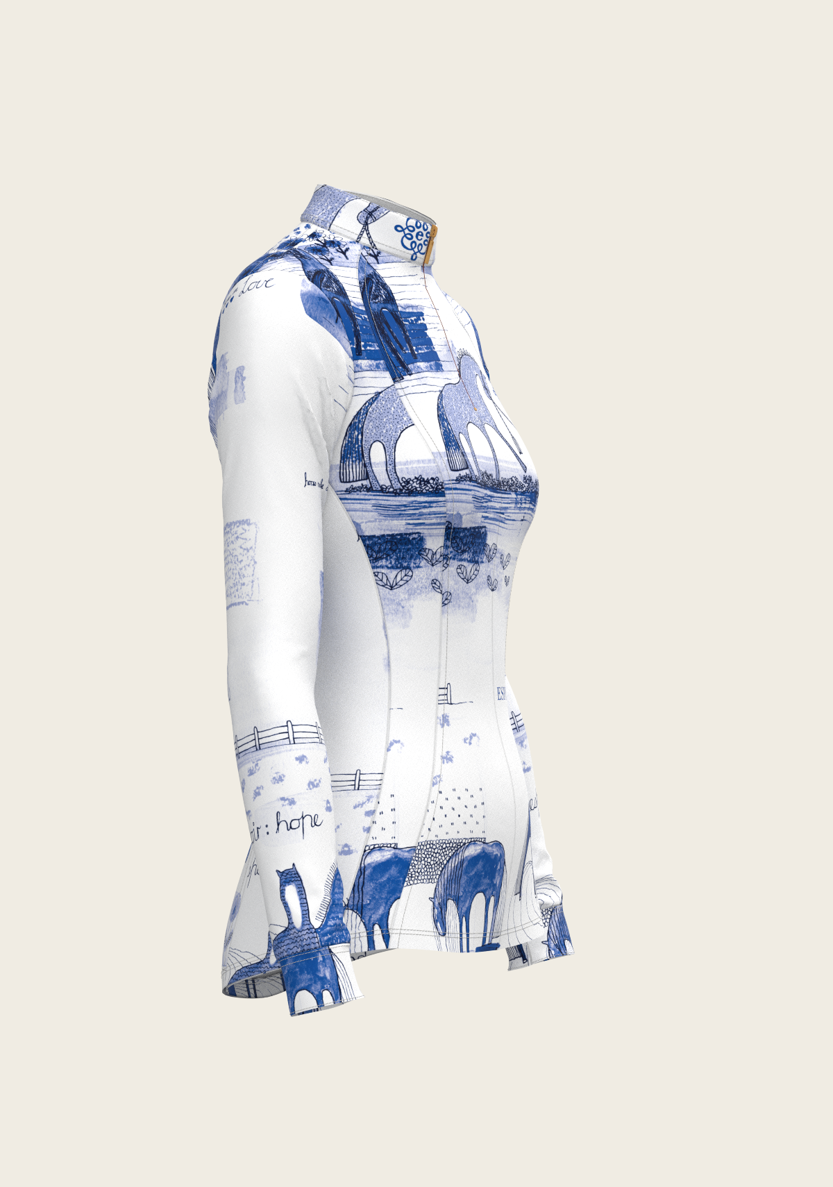 Daydreaming Horses Quarter Zip Sun Shirt | Equine Exchange Tack Shop